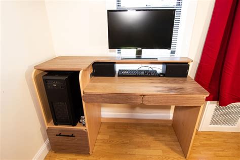 Image result for Custom Made Computer Desk