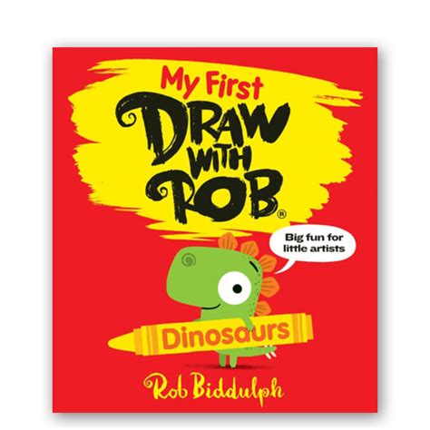 My First Draw With Rob: Dinosaurs – Owlbooks.dk