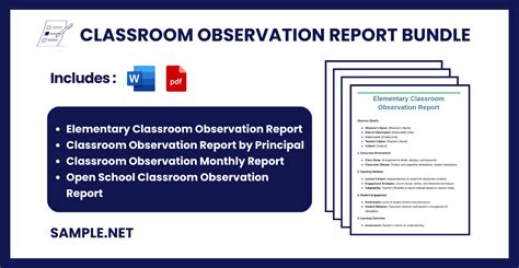 Image result for Classroom Observation Report Sample