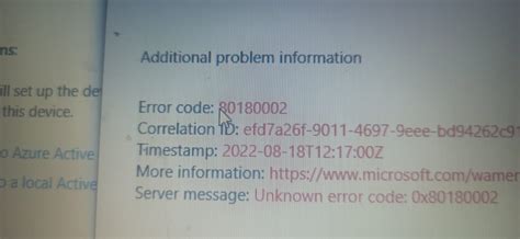 Image result for Error Code 80180002