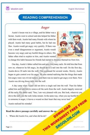 Image result for Control Your Anger Comprehension