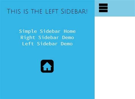 Image result for How to Code a Sliding Sidebar
