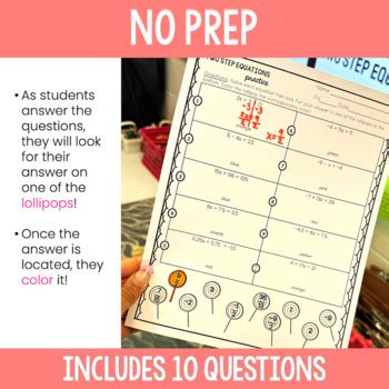 Image result for 2 Step Equations Worksheet 7th Grade Math PDF