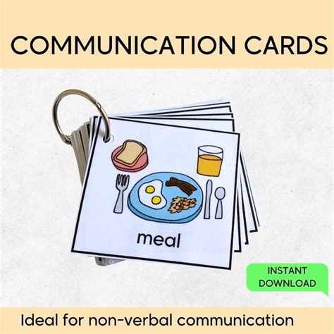 Image result for Sign Language Communication Cards