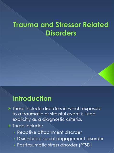 Image result for Trauma Disorders
