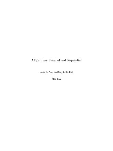 Image result for Sequential vs Parallel Algorithm
