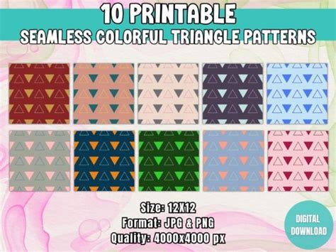 Image result for Colorful Triangle Patterns