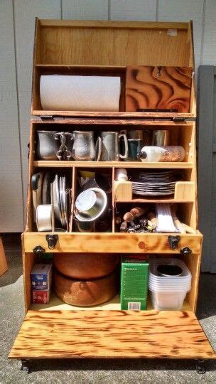 Image result for Building a Kitchen Camping Box