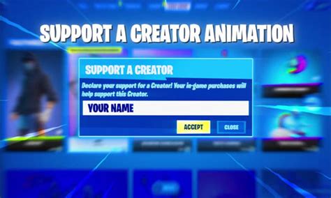 Image result for Free Support a Creator Code Animation