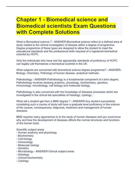 Image result for Biomedical Science Degree Interview Questions