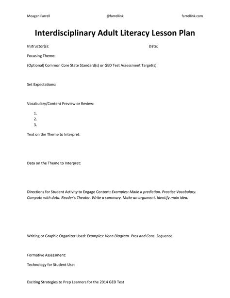 Image result for Adult Learning Lesson Plan