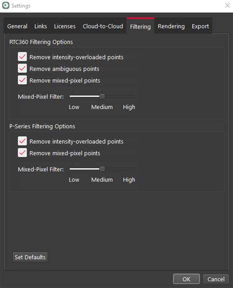 Image result for Filtering Off Setting