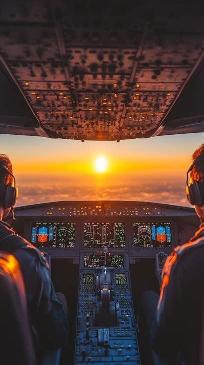 Image result for Sunset Cockpit View