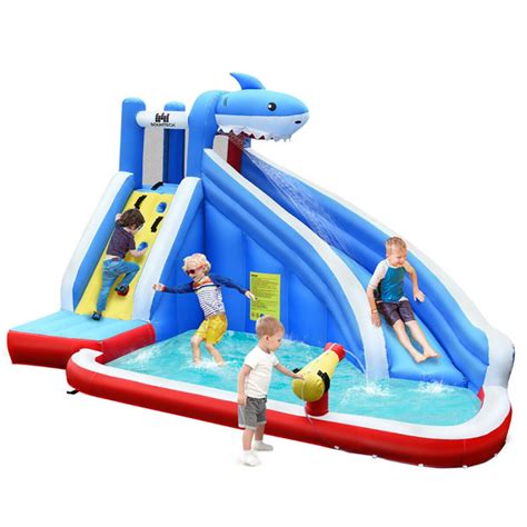 Inflatable Water Slide Splash Pool Bounce House – simplexdeals