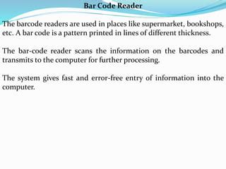 Image result for Bar Code Reader Input Device Photos