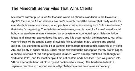 Image result for Minecraft Server Files