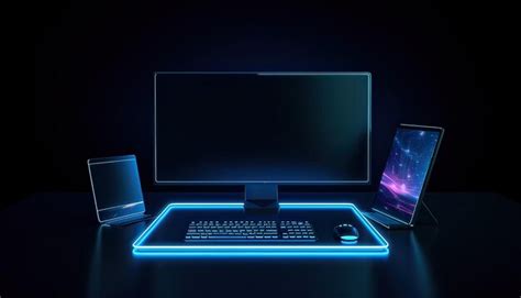 Image result for Neon Blue Computer
