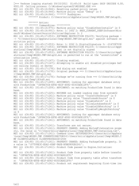Image result for Open Install Log File