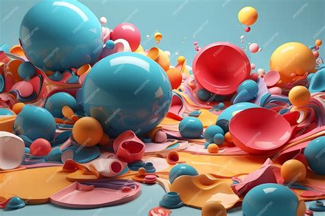 Image result for Colorful 3D Objects