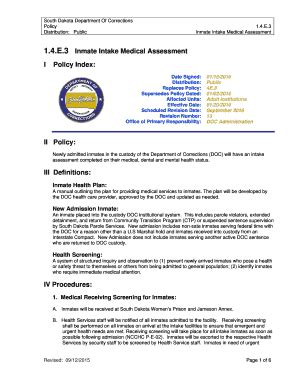 Image result for Inmate Intake Form