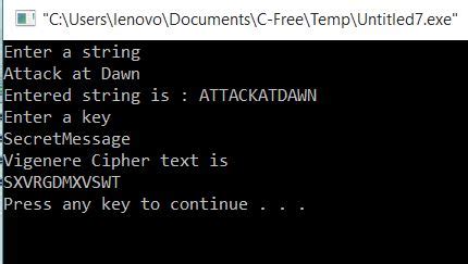 Image result for Vigenere Cipher in Java Using Char Methods