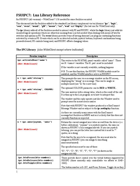 Image result for Arduino Lua FSUIPC