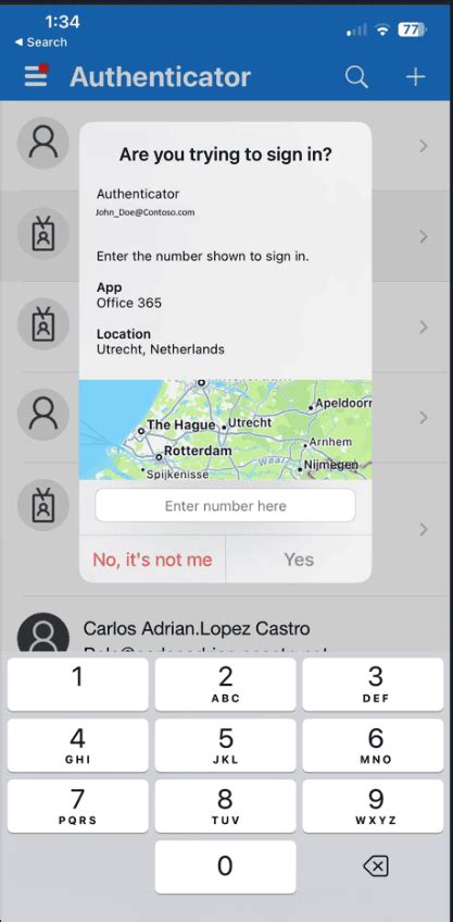 Image result for Microsoft Authenticator Prompt Allow Notifications