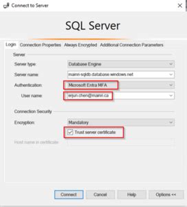 Image result for Configure Entra Identification with SQL Server Database