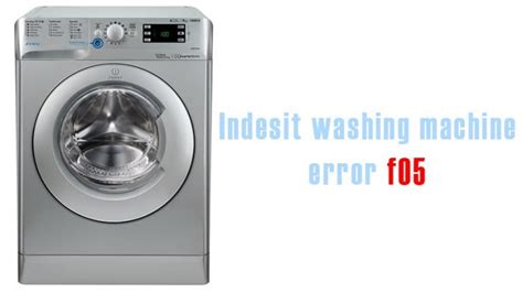 Image result for Indesit Washing Machine F05 Problem
