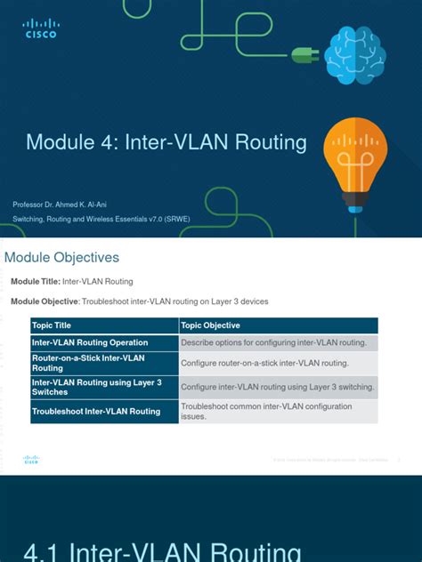 Image result for Module 4 Inter-VLAN Routing