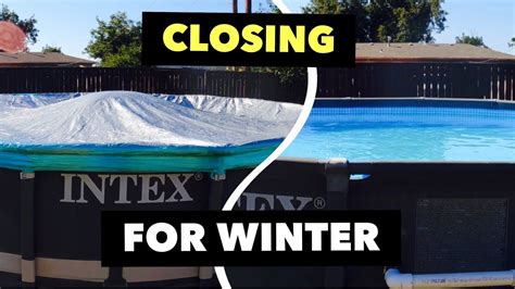 Image result for Winterize Above Ground Pool Intex