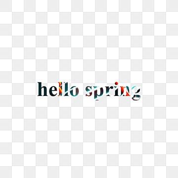 Image result for Hello Spring Text