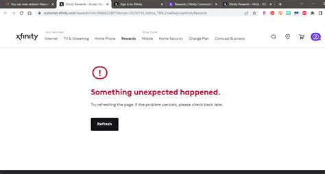 Image result for Xfinity Rewards Website