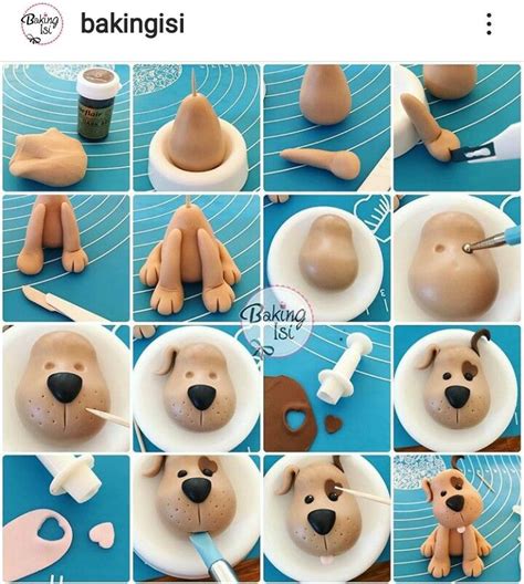 Image result for Fondant Dog Tutorial