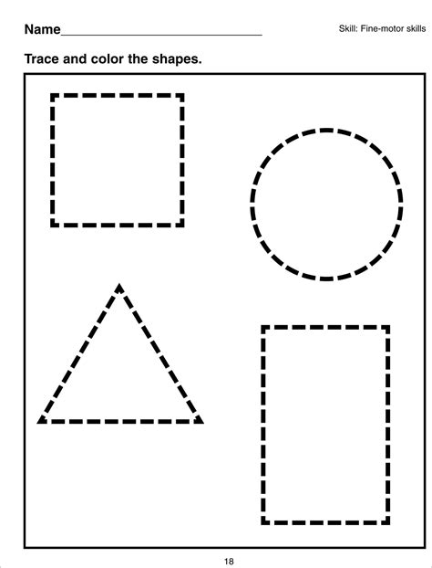 Basic Shapes For Kindergarten Worksheets - Kindergarten Worksheets