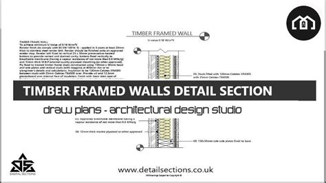 Image result for Timber Frame Wall Section