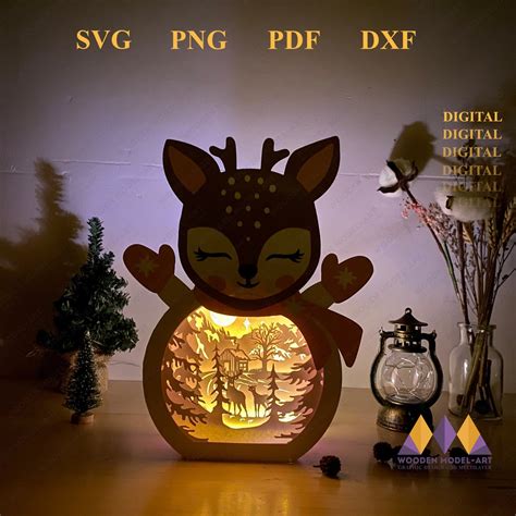 Image result for Reindeer Shadow Box Tutorial