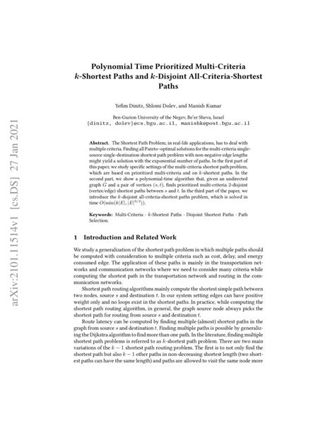 Image result for K Disjoint Shortest Path Problem