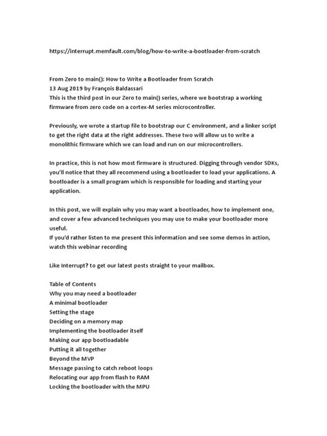 Image result for How to Write Bootloader