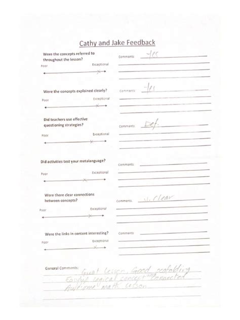 Image result for Lesson Feedback