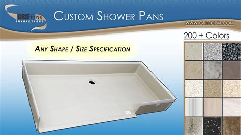 Image result for Custom Size Shower Base