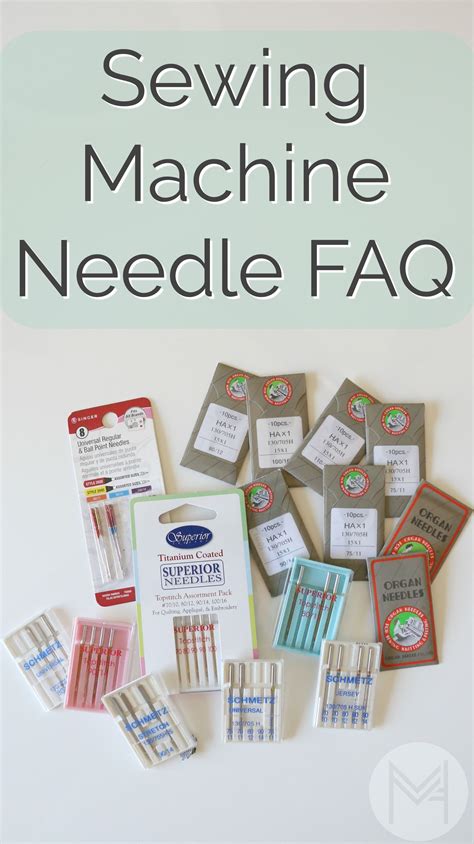 Image result for Sewing Machine Needles Tutorial