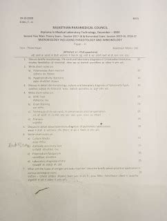 Image result for Dmlt Course Objective Paper