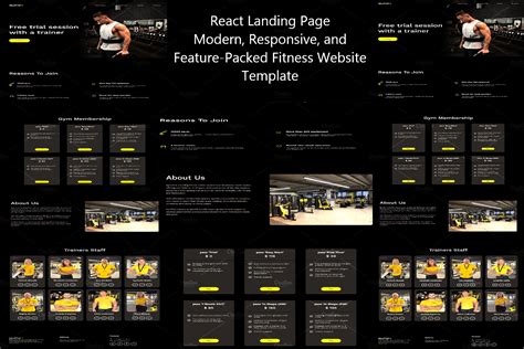 Image result for Gym Website Using React JS