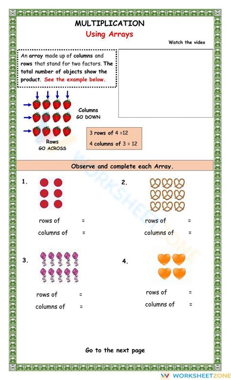 Image result for Multiplying Using Arrays