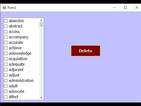 Image result for Visual Basic CheckedListBox