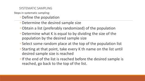 Image result for Define Systematic Sampling