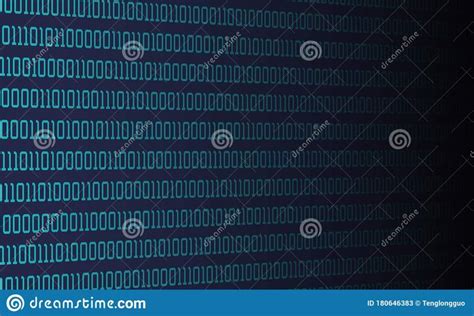 Abstract Technology Binary Code Background