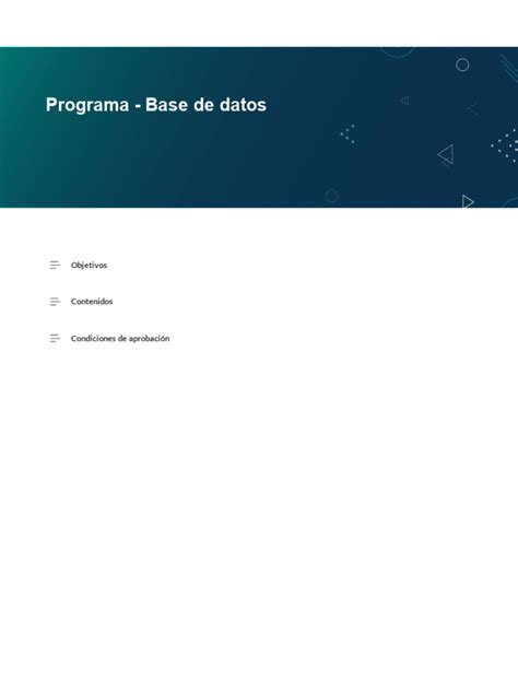 Image result for Programa De Base De Datos