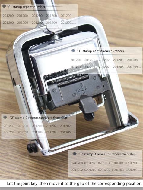 automatic numbering machine stamp